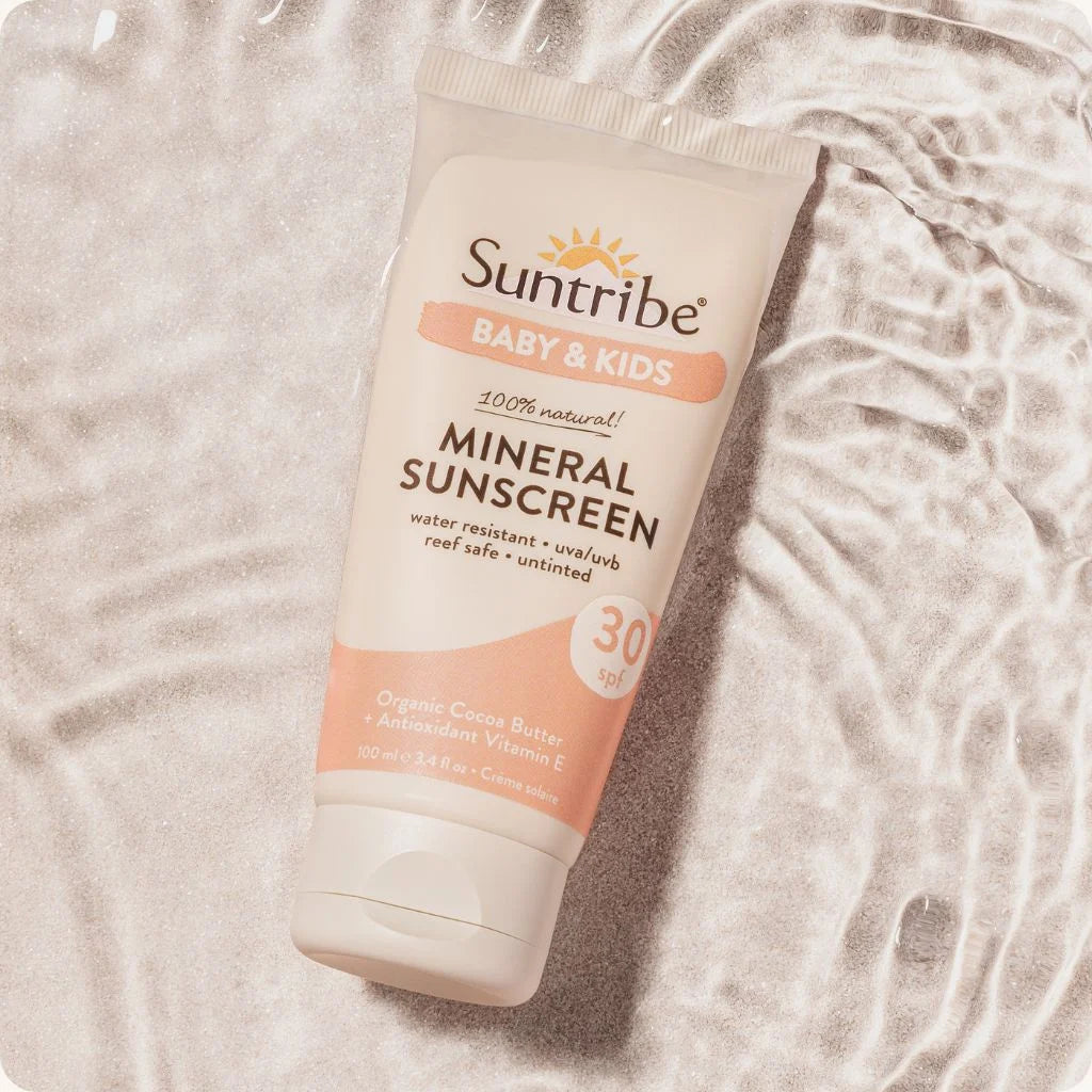 Crema Solare Minerale Biologica Neonati & Bambini FPS 30 – Suntribe ...